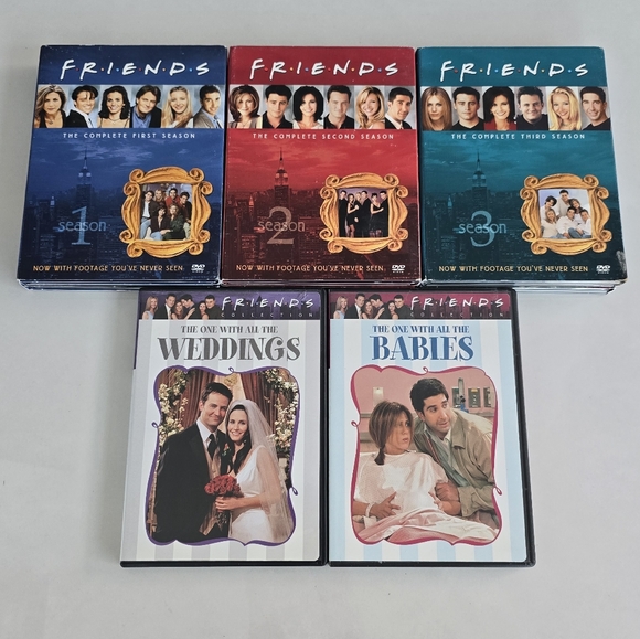 Vintage | Media | Friends Dvd Set Seasons 3 And Weddings And Babies ...